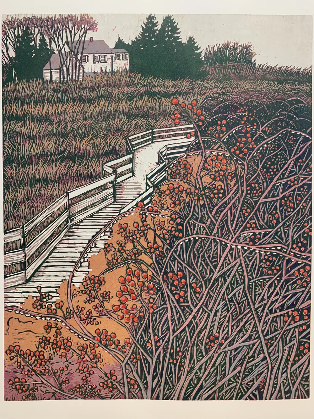 Woodcut History and technique — Blue Butterfield