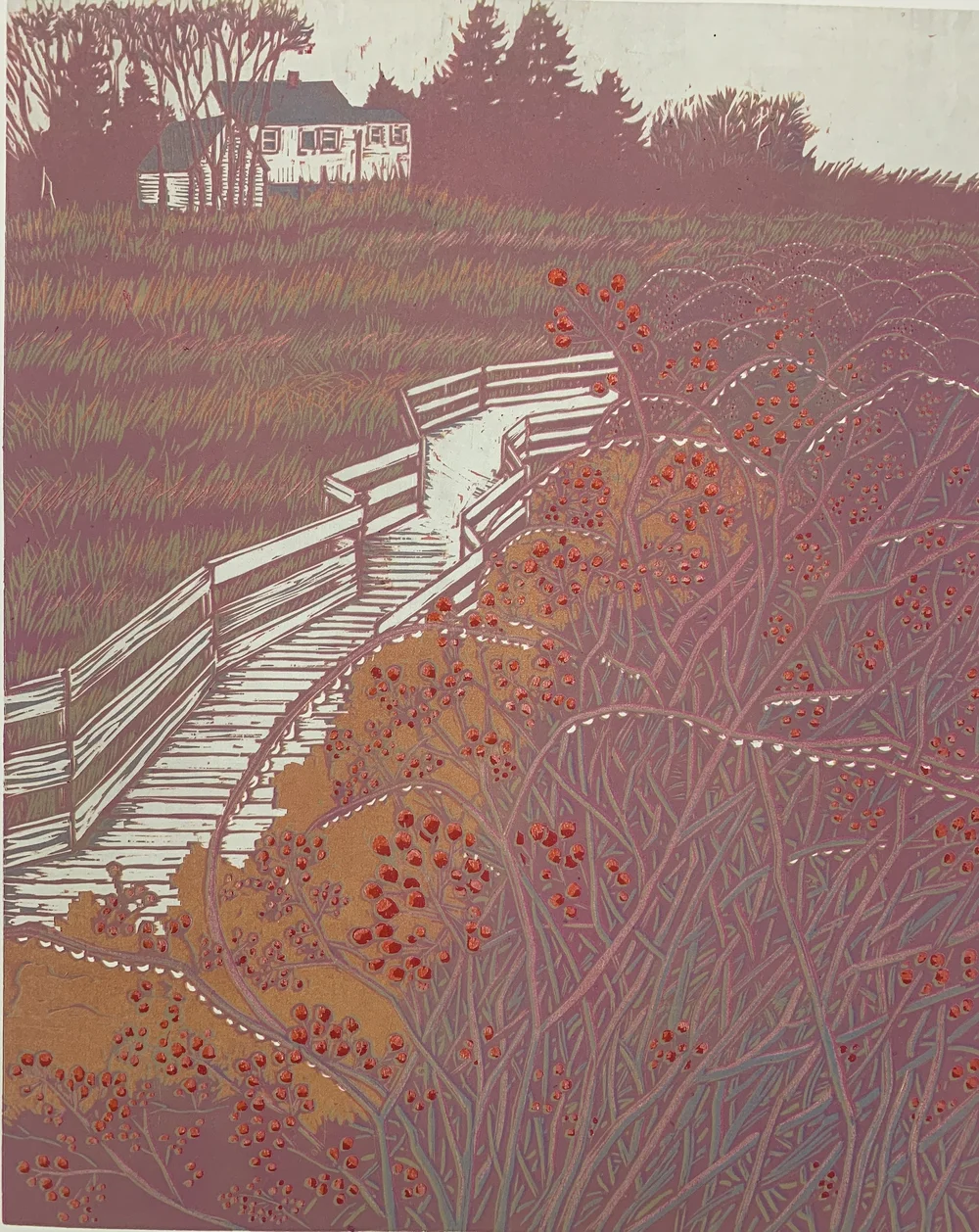 Woodcut History and technique — Blue Butterfield