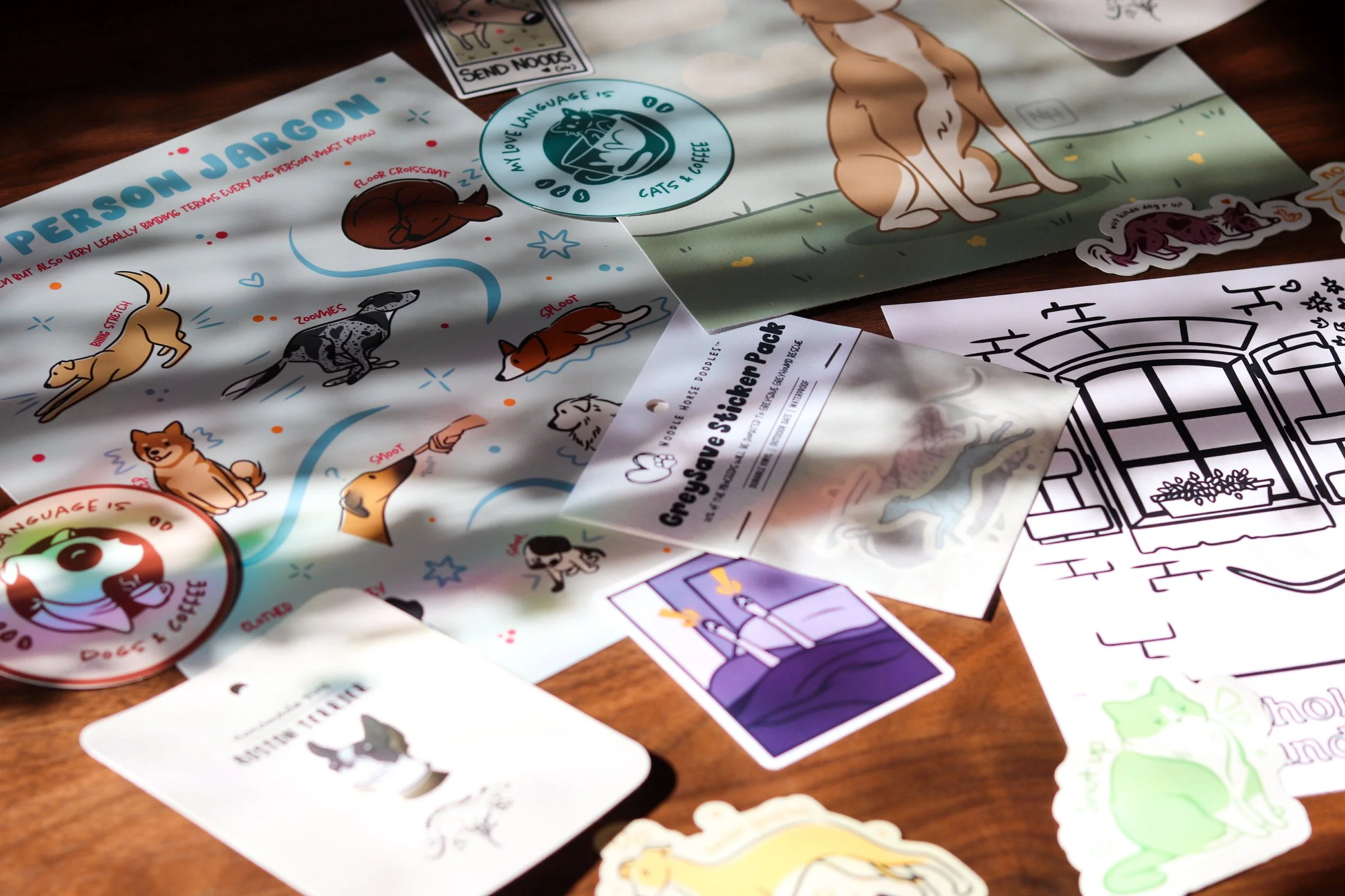 Noodle Horse Doodles Sticker Shop