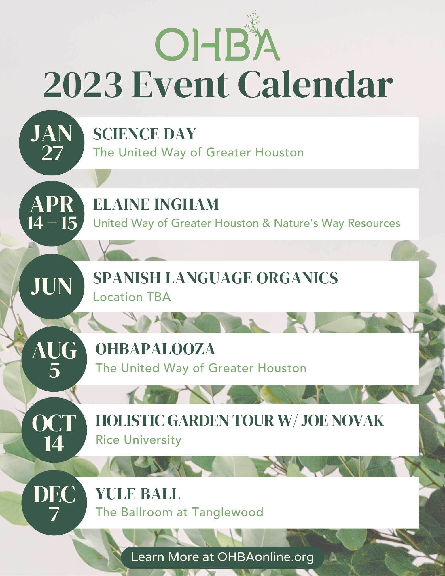 OHBA | Organic Educators