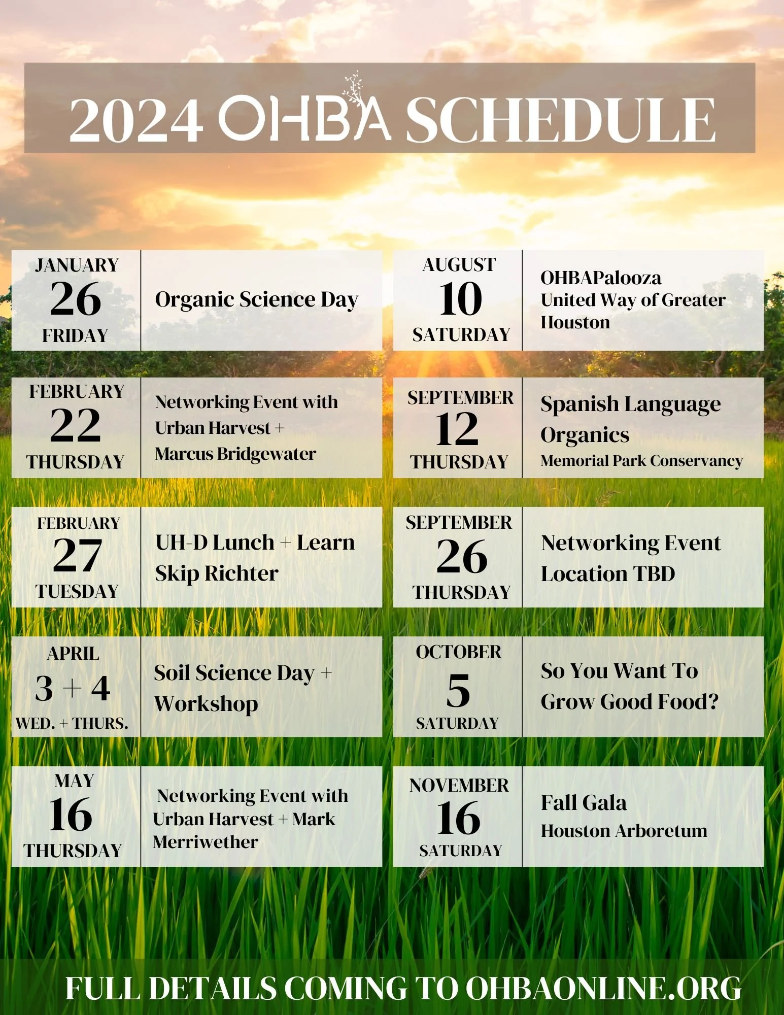 OHBA | Organic Educators