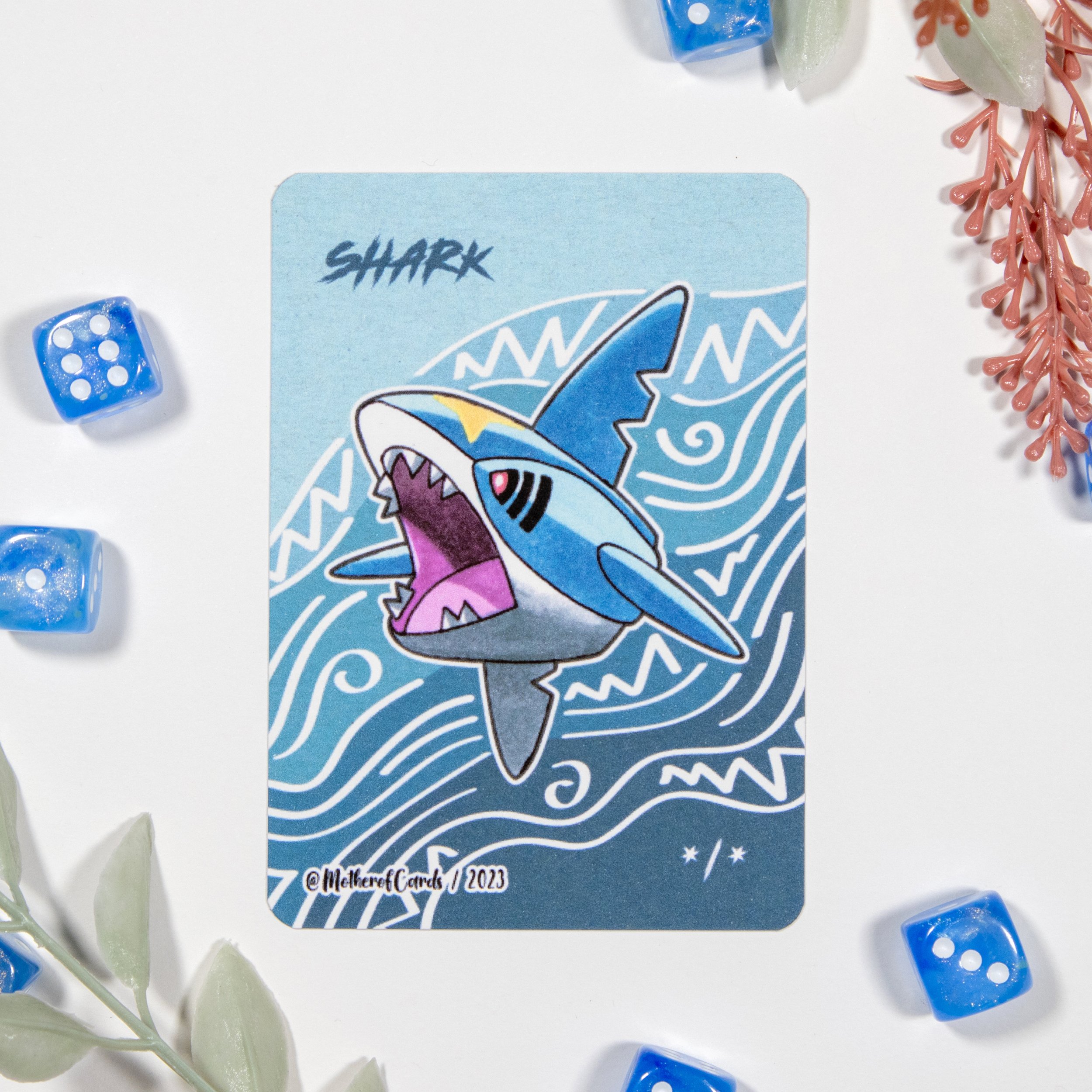 Magic the Gathering Shark Token — MotherofCards