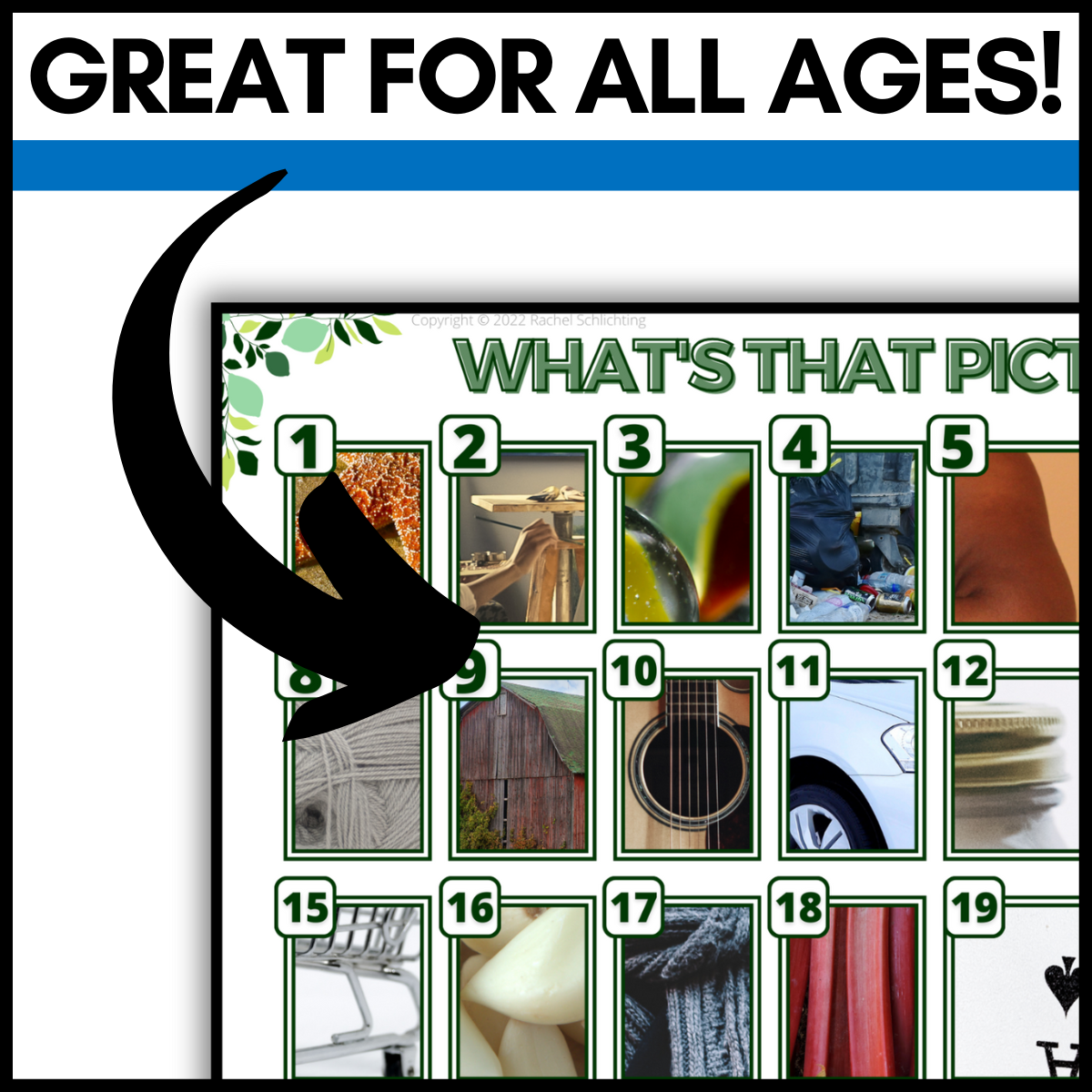 Vocalic R Sounds Articulation Carryover Game "Close Up Pictures ...