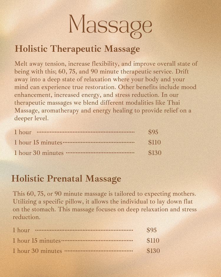 Services — Stay Rooted Holistic Studio