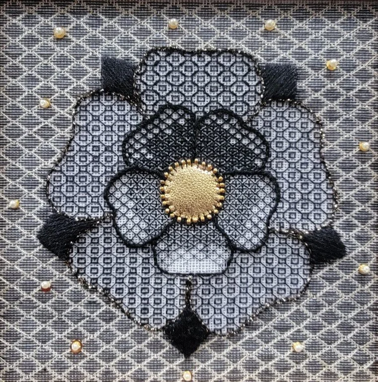Blackwork Rose Workshop (2-Day) — Stan Hywet Needlework Guild