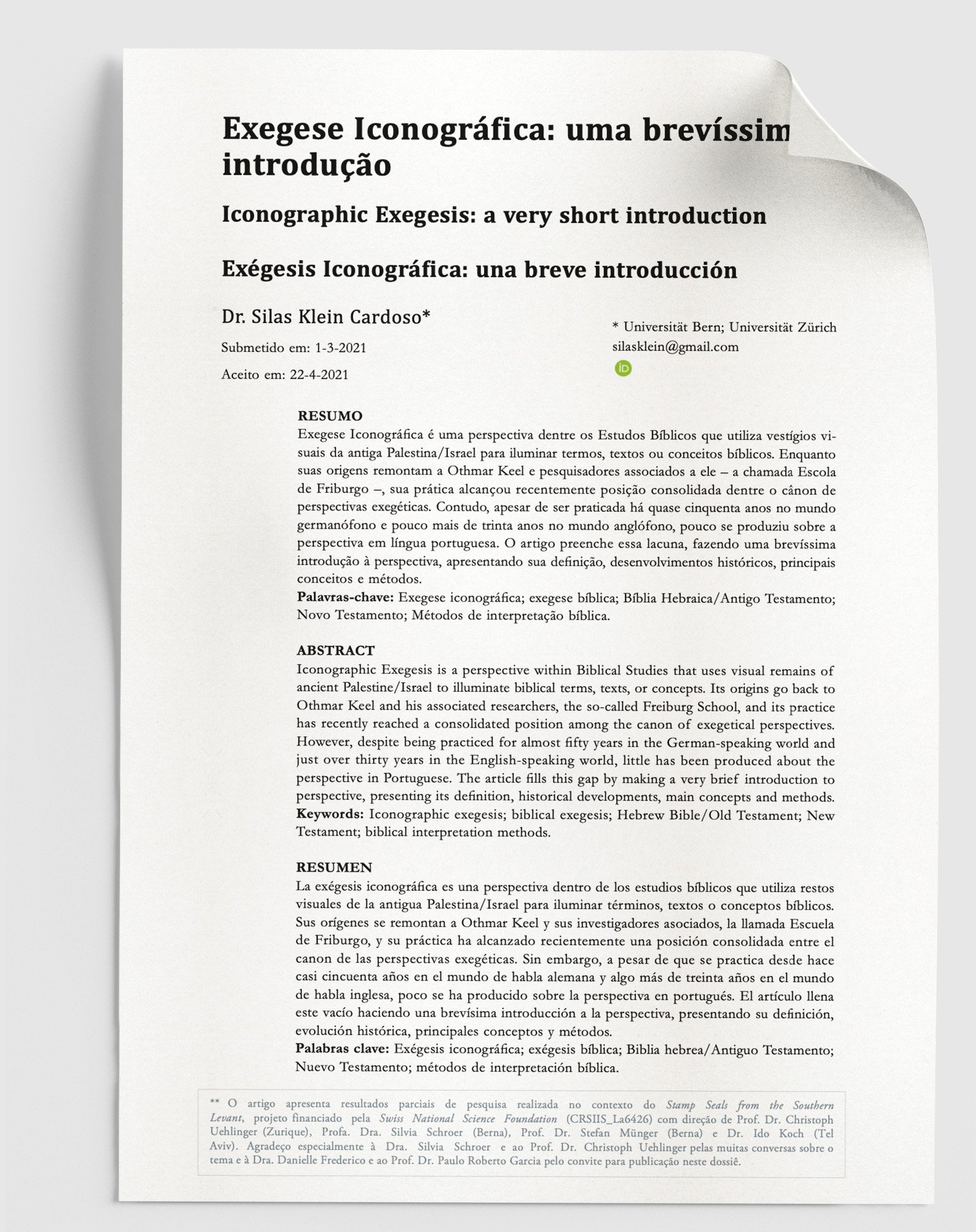 Scholar — Silas Klein