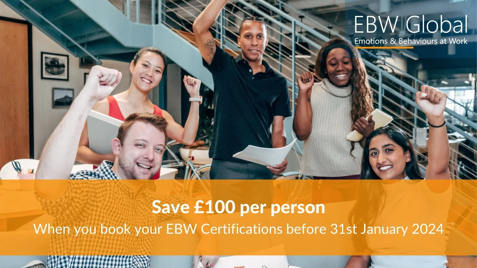Save £100* per person on EBW Certification Training | EBW Global