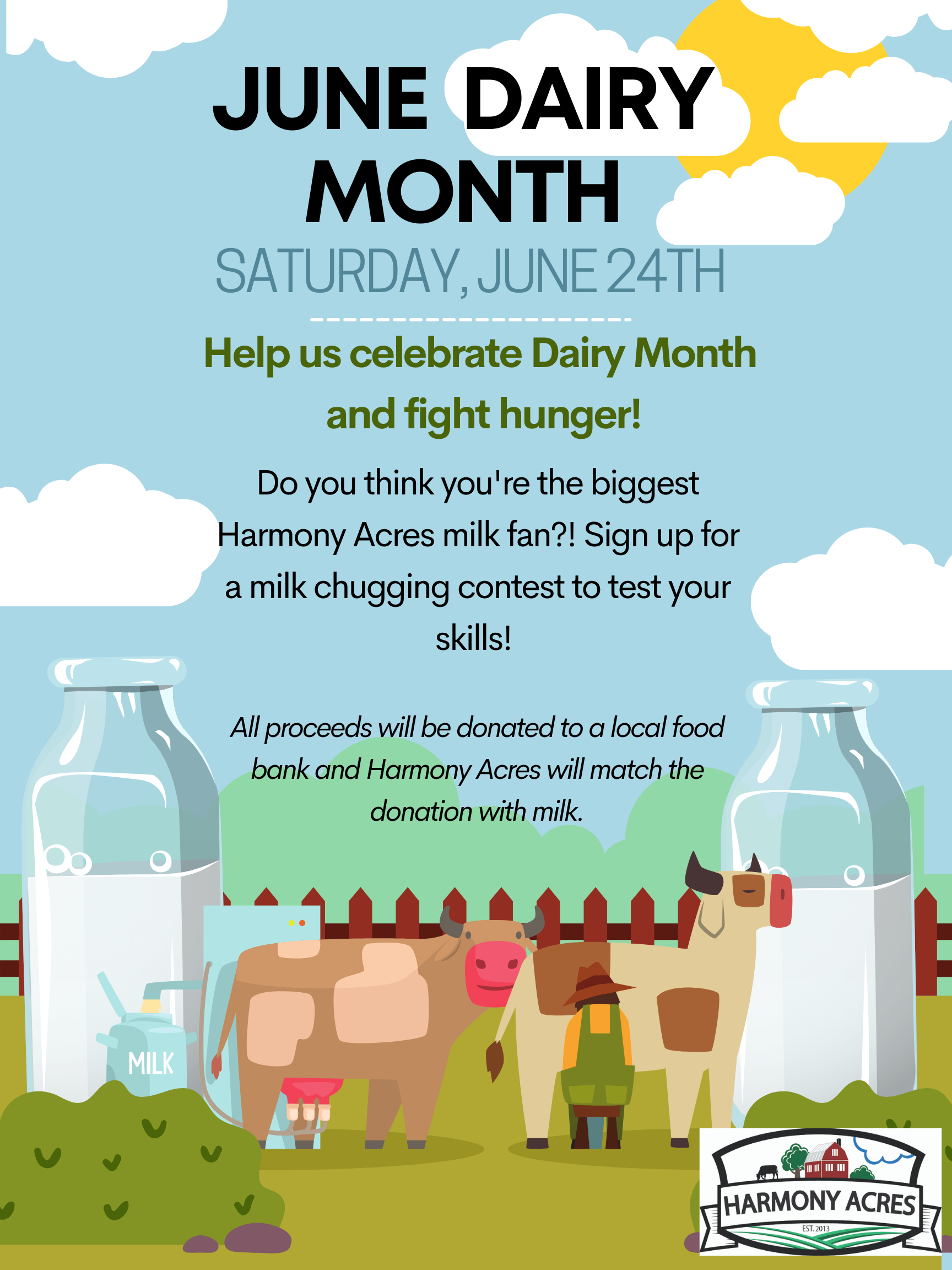 June Dairy Month — Harmony Acres