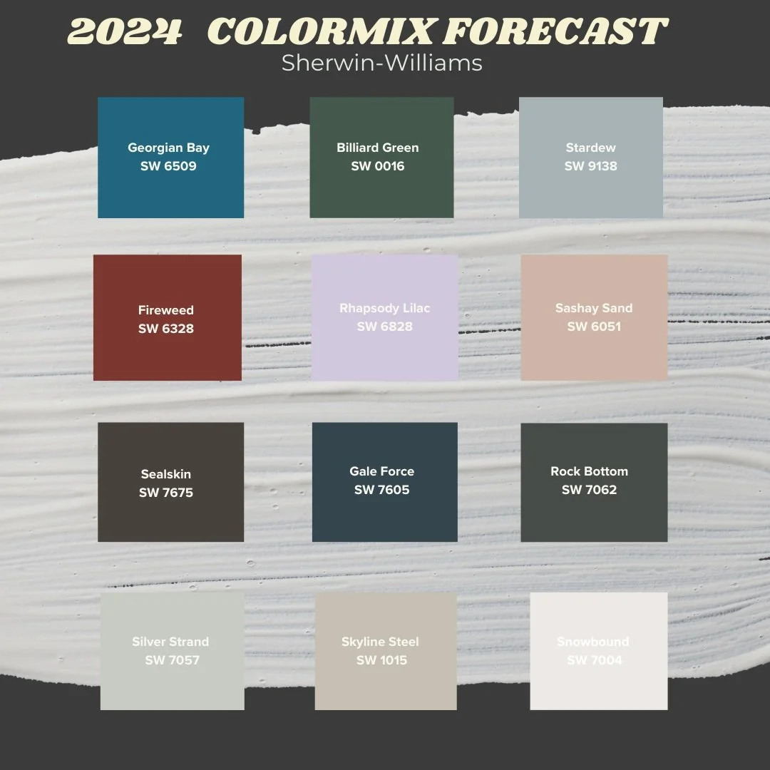 TIPS FOR BLENDING 2024 PAINT TRENDS INTO YOUR HOME DECOR. — The Space ...
