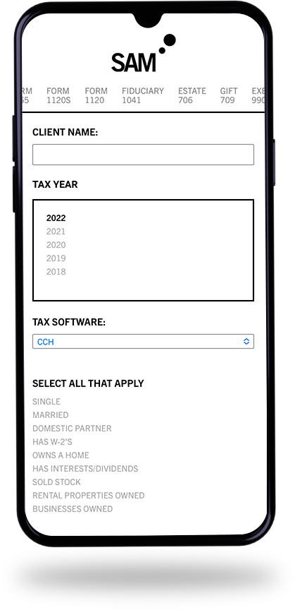 About SAM For CPAs — SAM | The Tax Outsourcing Experts