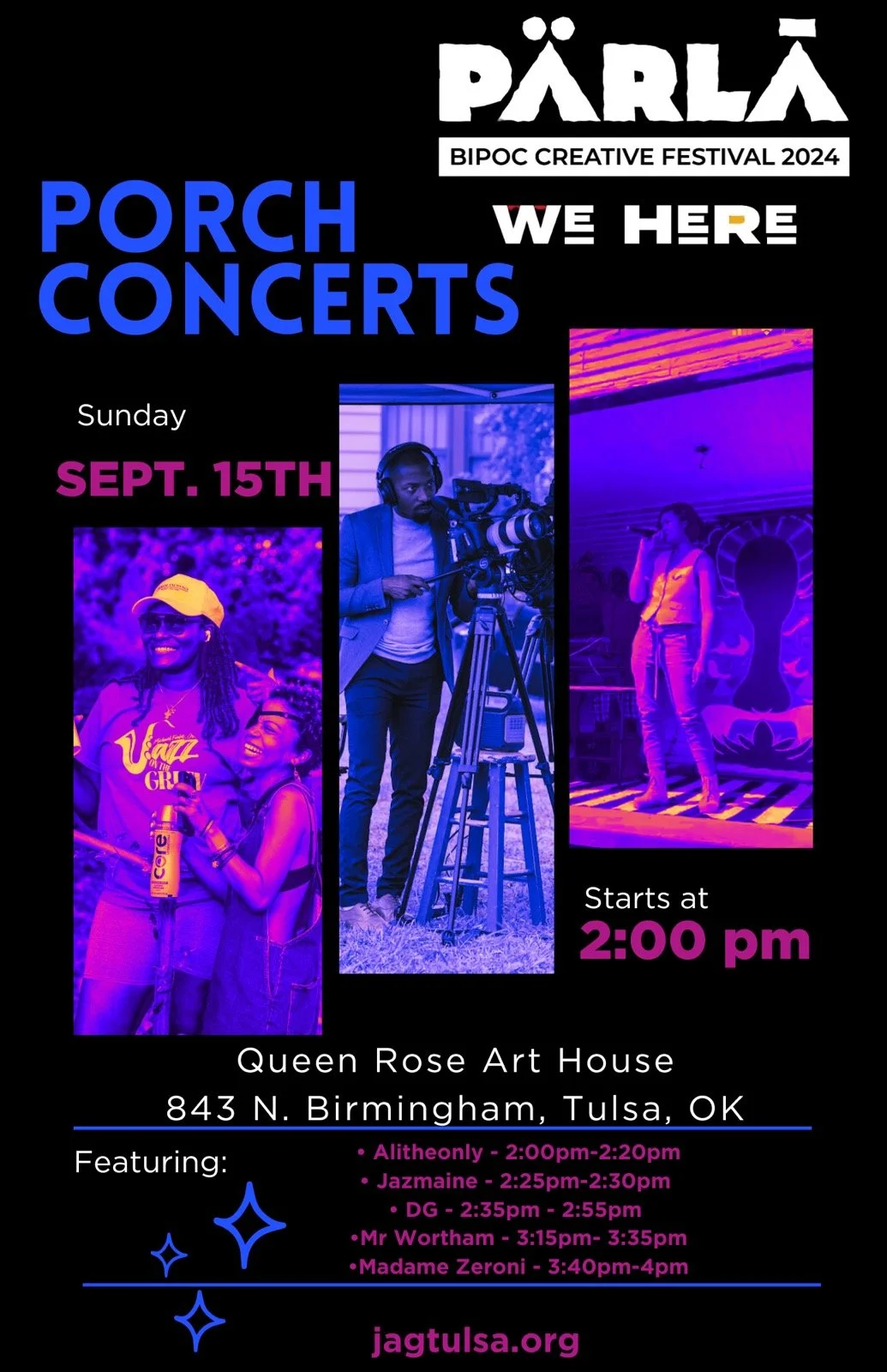 J’Parle' Artist Group — Upcoming Events