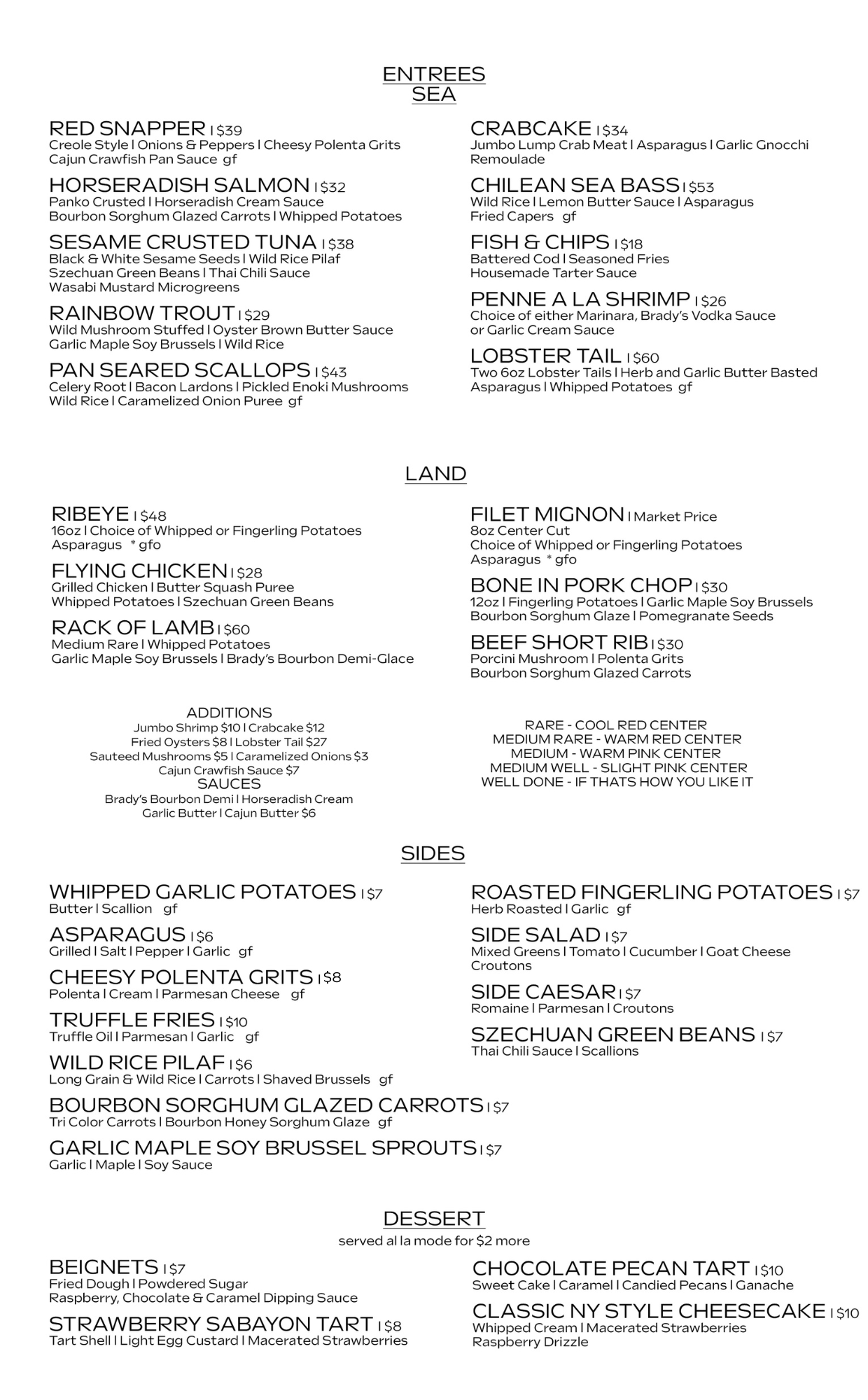 Main Menu — Six & Sky