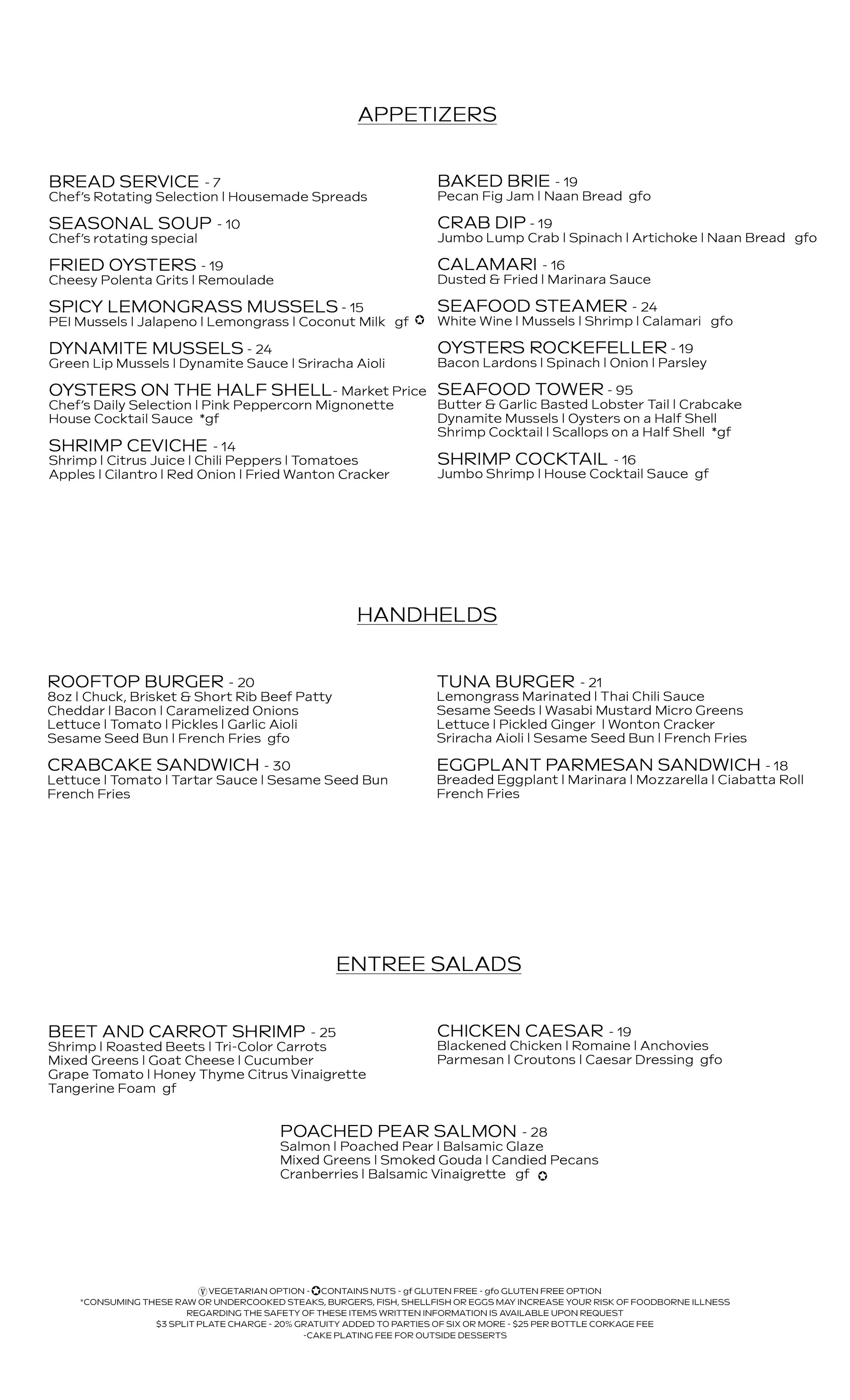 Main Menu — Six & Sky