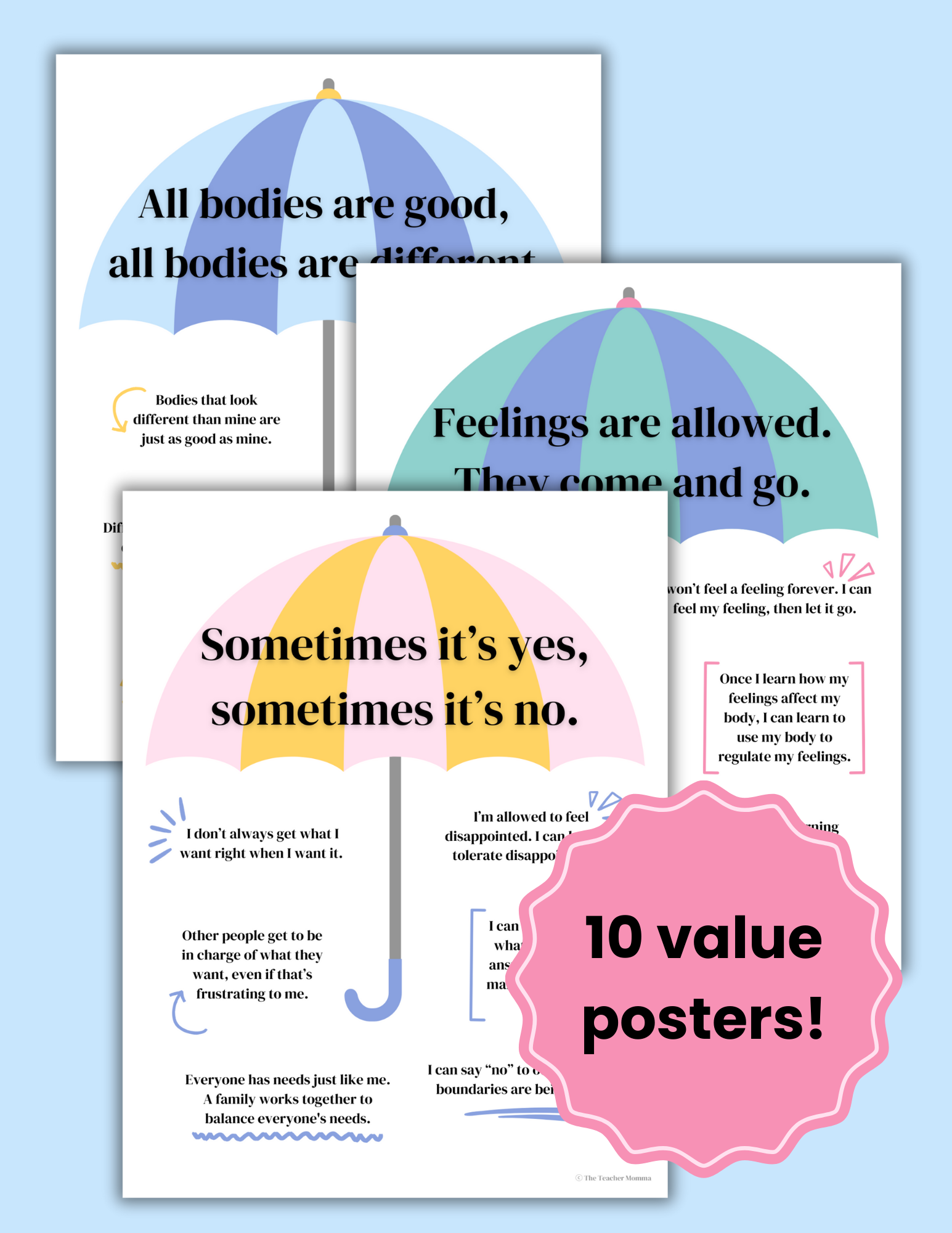 Behavior Value Posters — theteachermomma