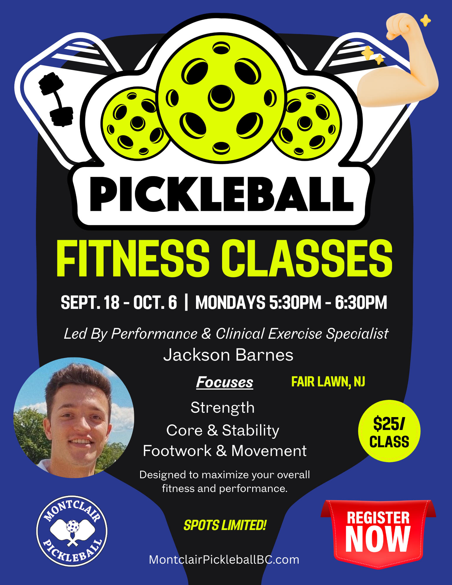 Pickleball Fitness Classes | Fair Lawn, NJ — Montclair Pickleball ...