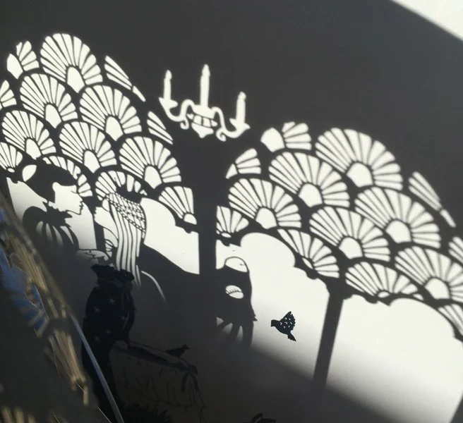 peau d'âne helene druvert papier découper papercut children book livre ...