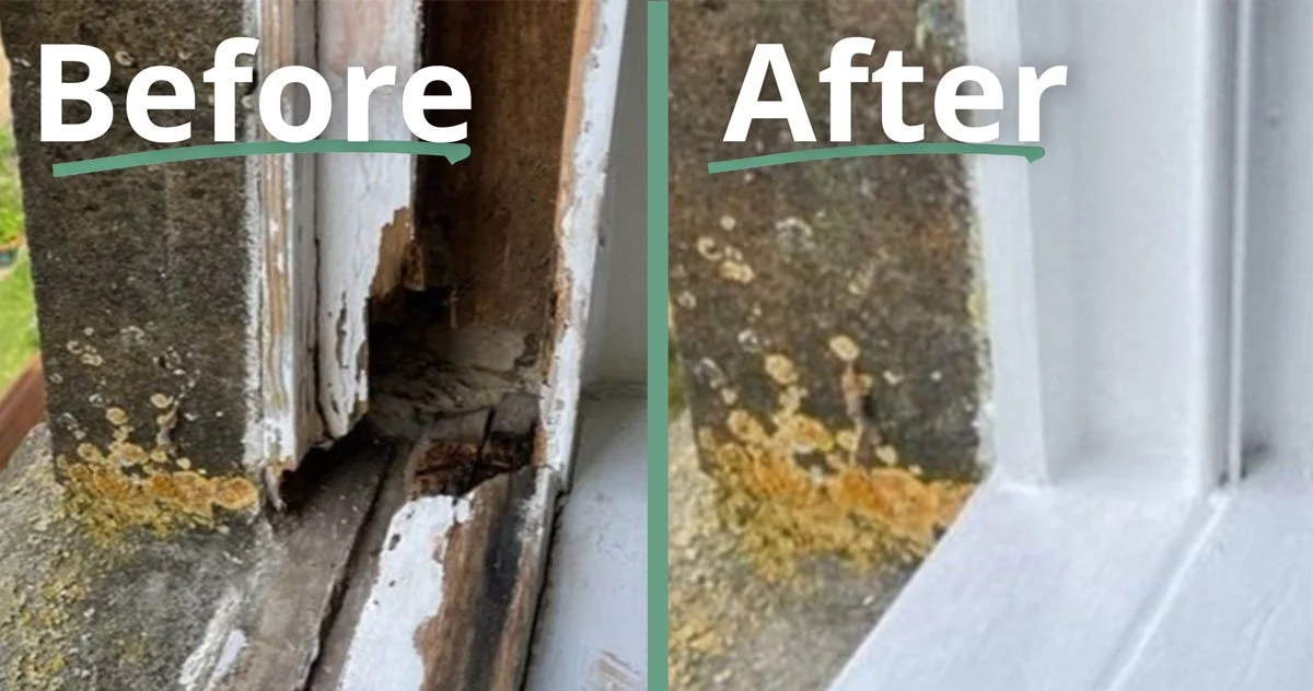 Before and After Timber Window Solutions - Timber Window Solutions
