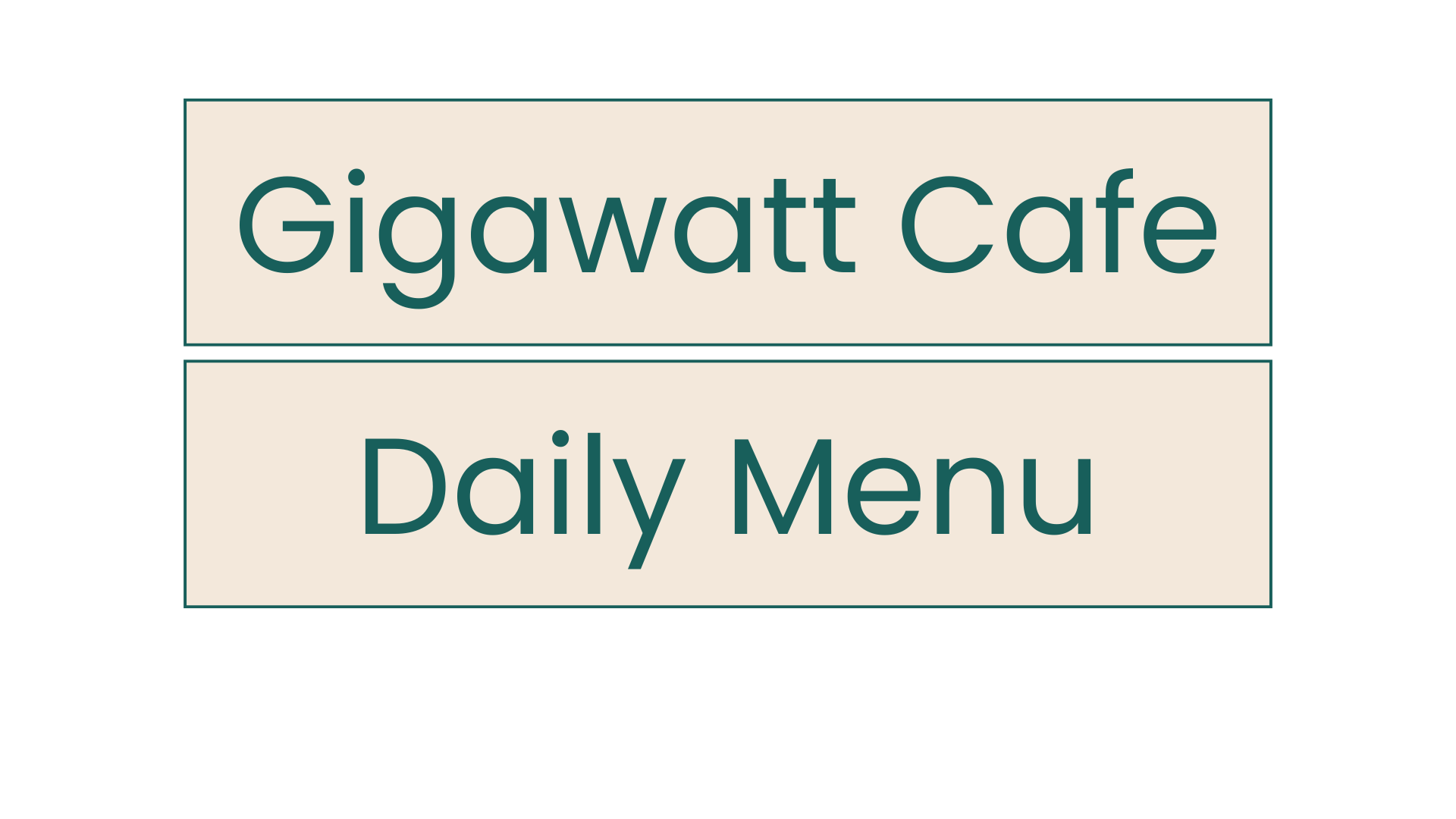 Radish Daily Menus — Radish