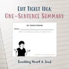 Exit Ticket Ideas to Help Students Reflect on Learning — Teaching Heart ...