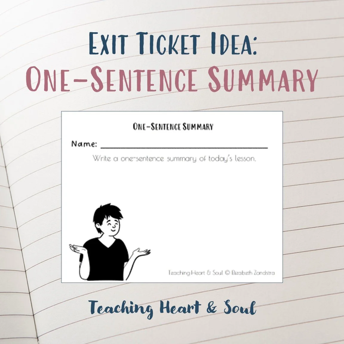 Exit Ticket Ideas to Help Students Reflect on Learning — Teaching Heart ...