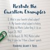 How to Practice Restating the Question — Teaching Heart & Soul
