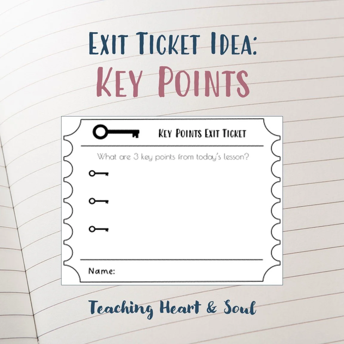 Exit Ticket Ideas to Help Students Reflect on Learning — Teaching Heart ...