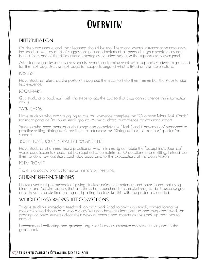 3rd Grade Writing Curriculum Process — Teaching Heart & Soul