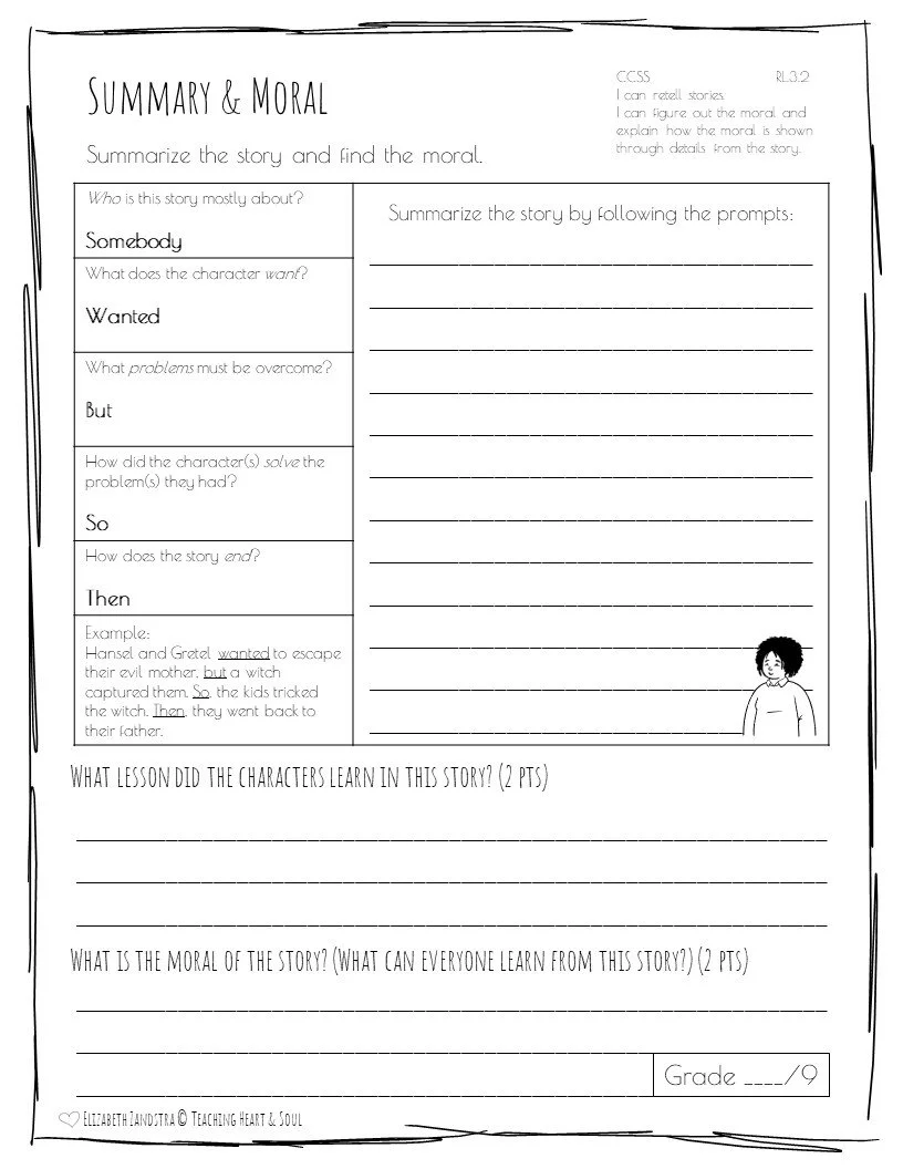 Strategies to Use When Retelling Stories — Teaching Heart & Soul