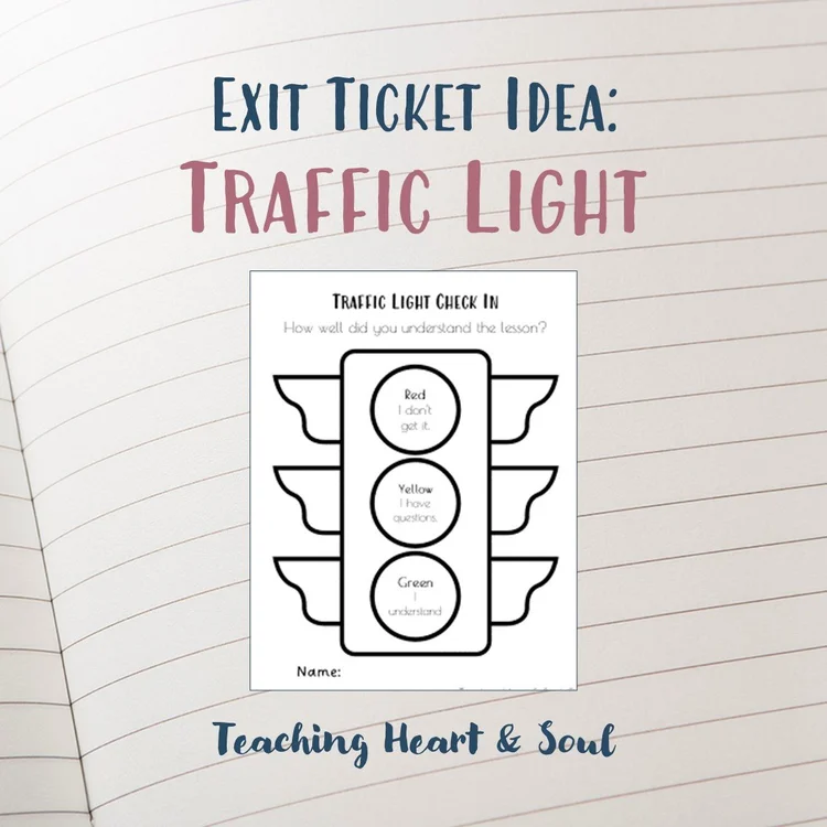 Exit Ticket Ideas to Help Students Reflect on Learning — Teaching Heart ...