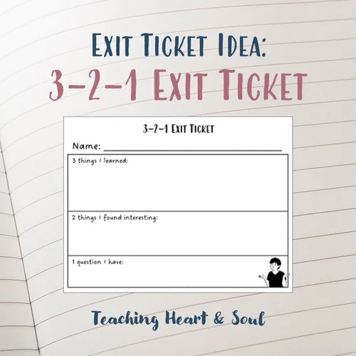 Exit Ticket Ideas to Help Students Reflect on Learning — Teaching Heart ...