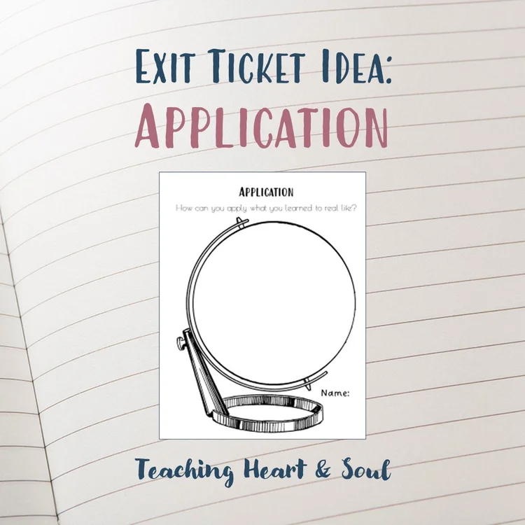 Exit Ticket Ideas to Help Students Reflect on Learning — Teaching Heart ...