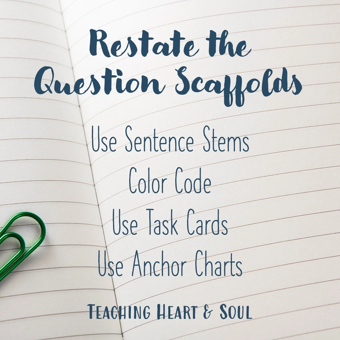 How to Practice Restating the Question — Teaching Heart & Soul