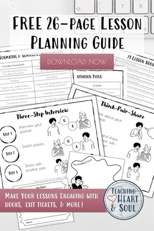 FREE Lesson Planning PDF — Teaching Heart & Soul