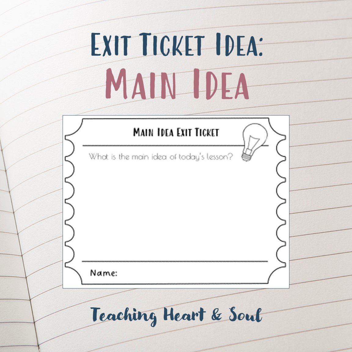 Exit Ticket Ideas to Help Students Reflect on Learning — Teaching Heart ...