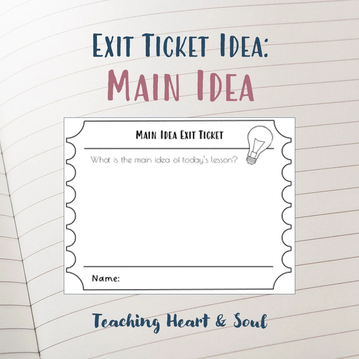 Exit Ticket Ideas to Help Students Reflect on Learning — Teaching Heart ...
