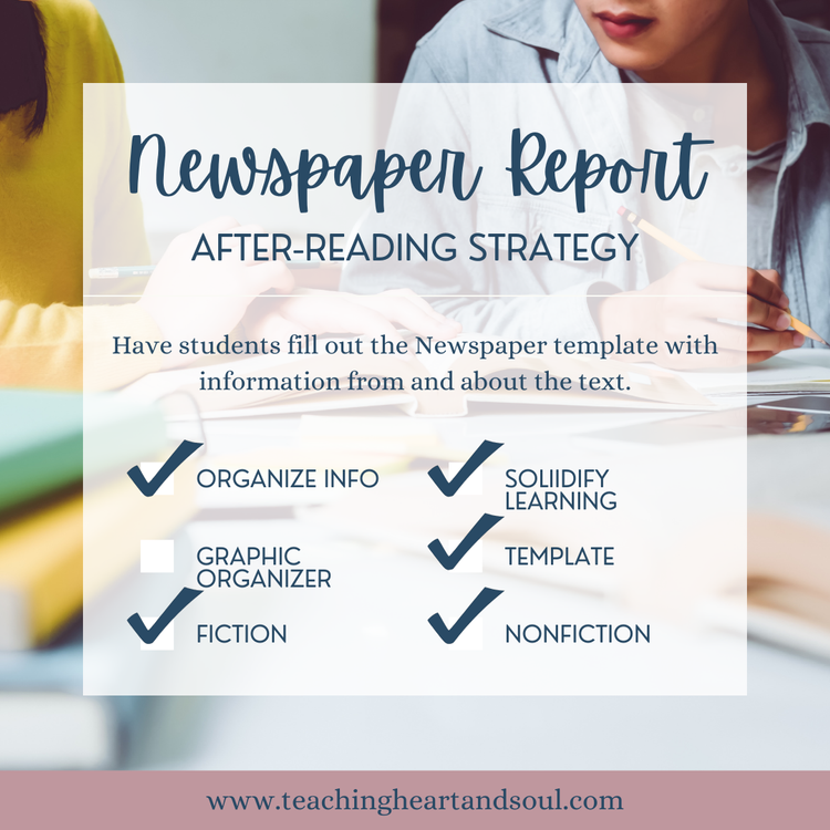 Post Reading Activities for Deeper Understanding — Teaching Heart & Soul