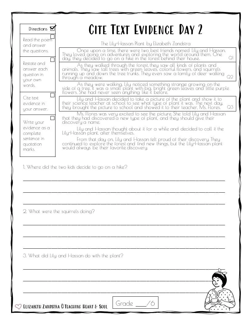 3rd Grade Writing Curriculum Process — Teaching Heart & Soul