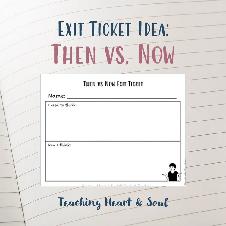 Exit Ticket Ideas to Help Students Reflect on Learning — Teaching Heart ...