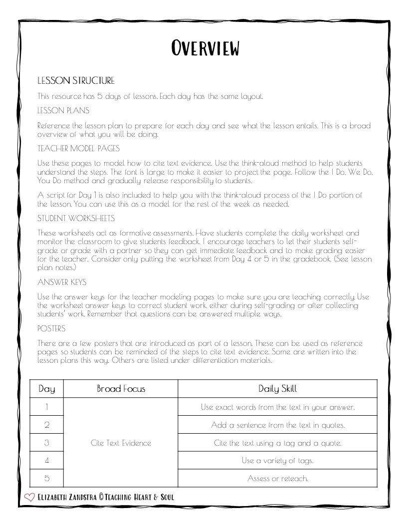 3rd Grade Writing Curriculum Process — Teaching Heart & Soul