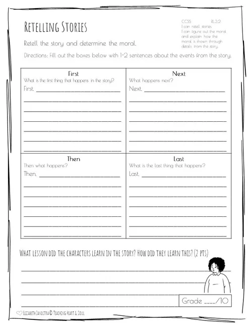 Strategies to Use When Retelling Stories — Teaching Heart & Soul