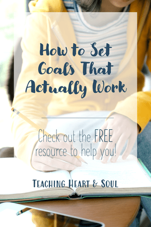 Teacher SMART Goals Examples — Teaching Heart & Soul