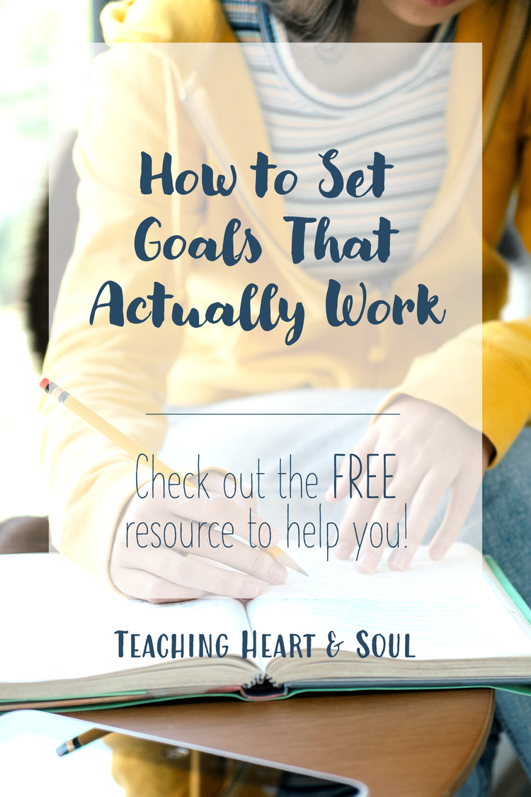 Teacher SMART Goals Examples — Teaching Heart & Soul
