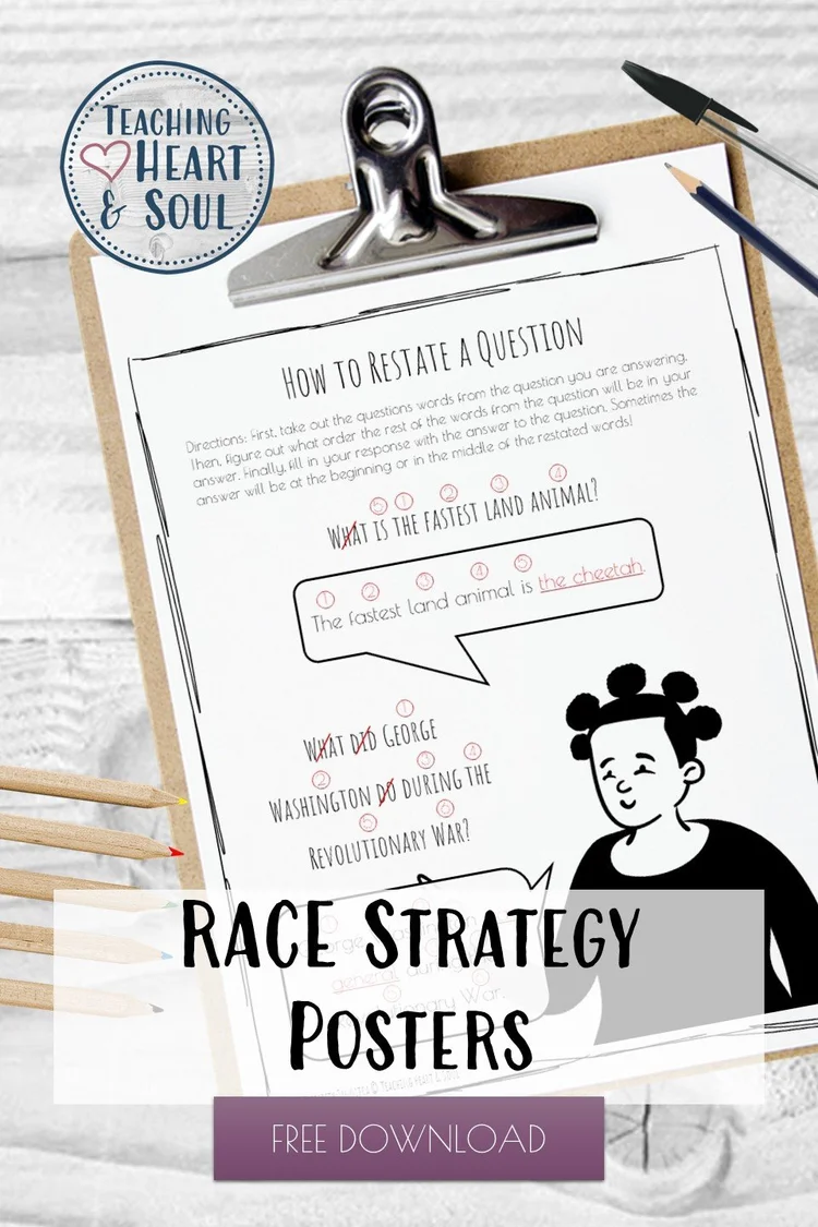 FREE RACE Strategy Posters — Teaching Heart & Soul