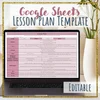 Creating Lesson Plan Templates in Google Sheets as a Teacher — Teaching ...