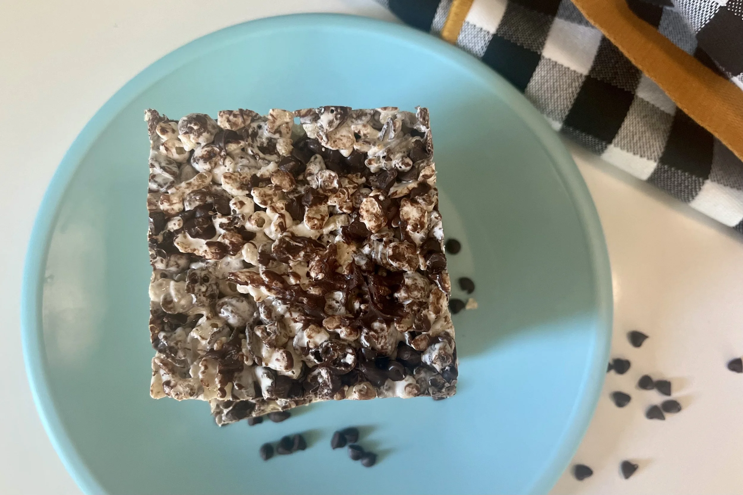 Choc-O-Bloc Krispie Treats — flour+sugar