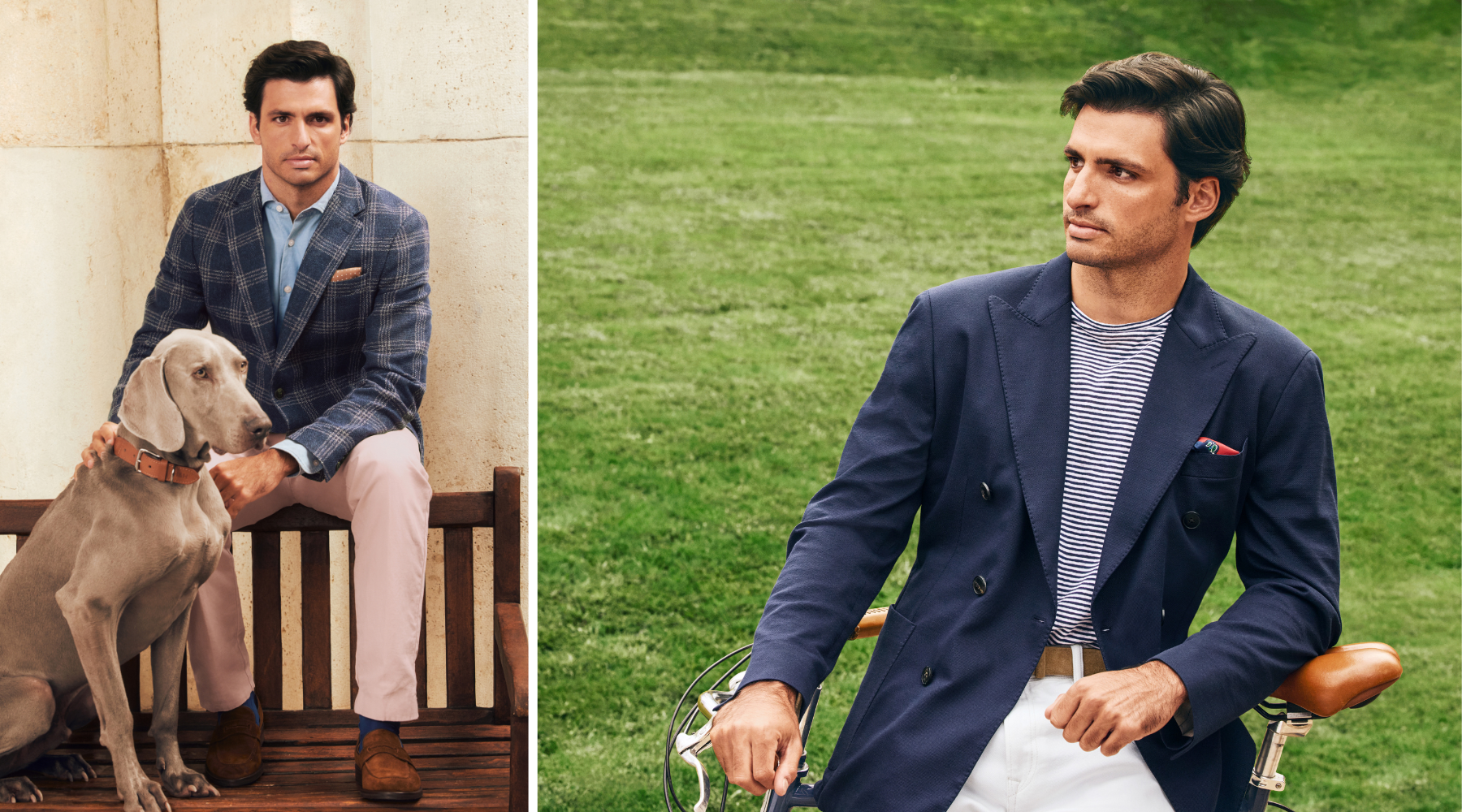Así luce Carlos Sainz en la nueva campaña de Hackett London — Q8 Magazine