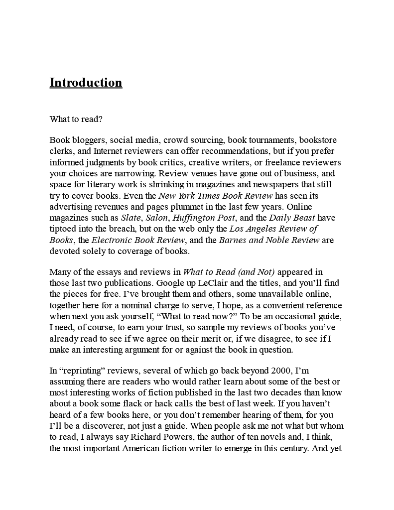 What to Read (and Not): Essays and Reviews by Tom LeClair eBook — Dzanc ...