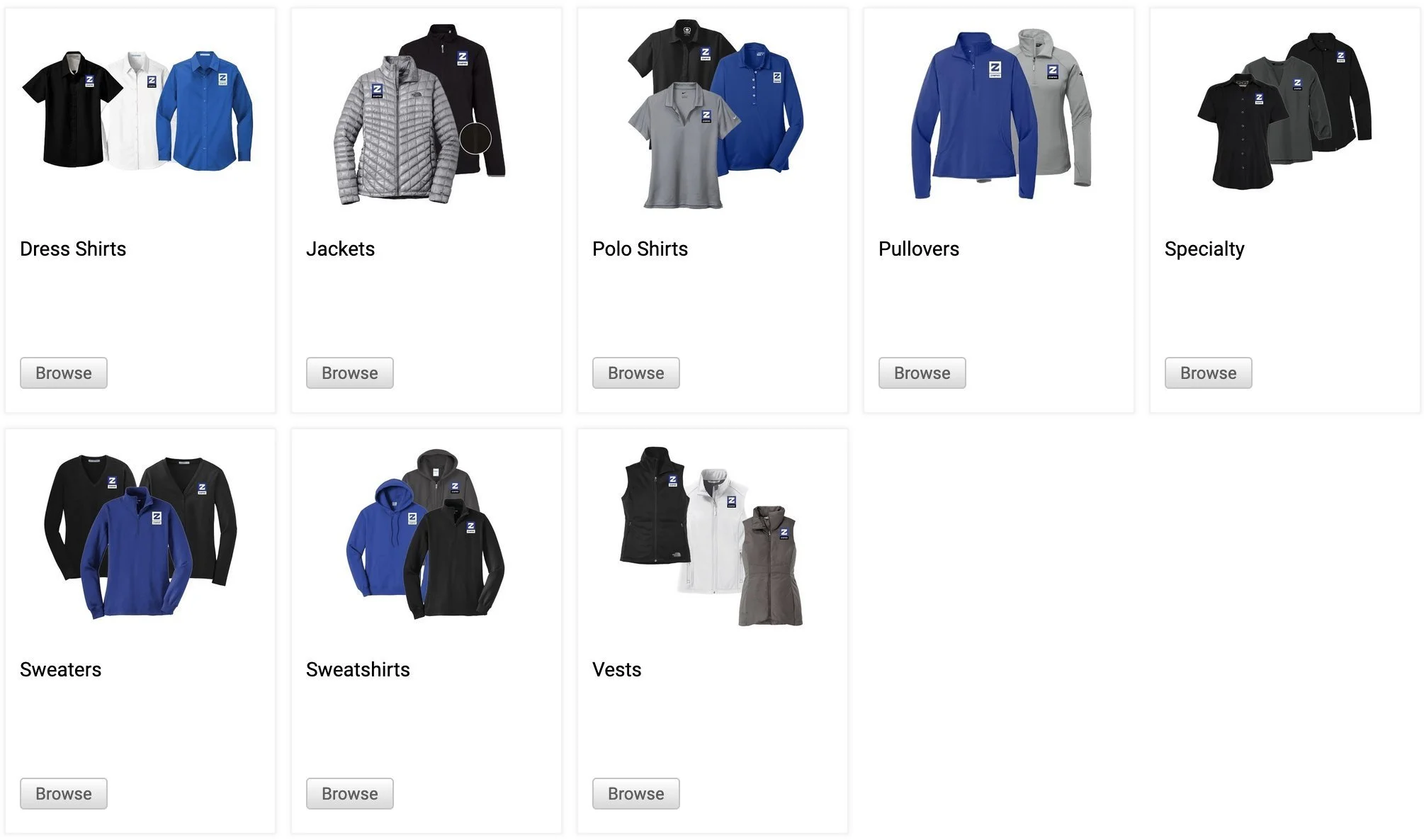 Diverse Range of Promotional Items and Apparel