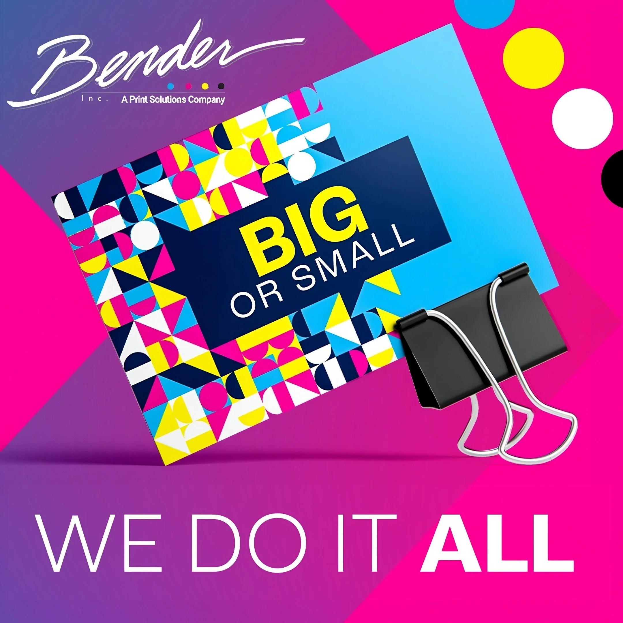 A Digital and Print Solutions-Based Company — Bender Inc