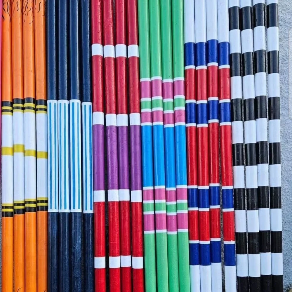 PAINTED JUMP POLES — Jump Start Show Jumps